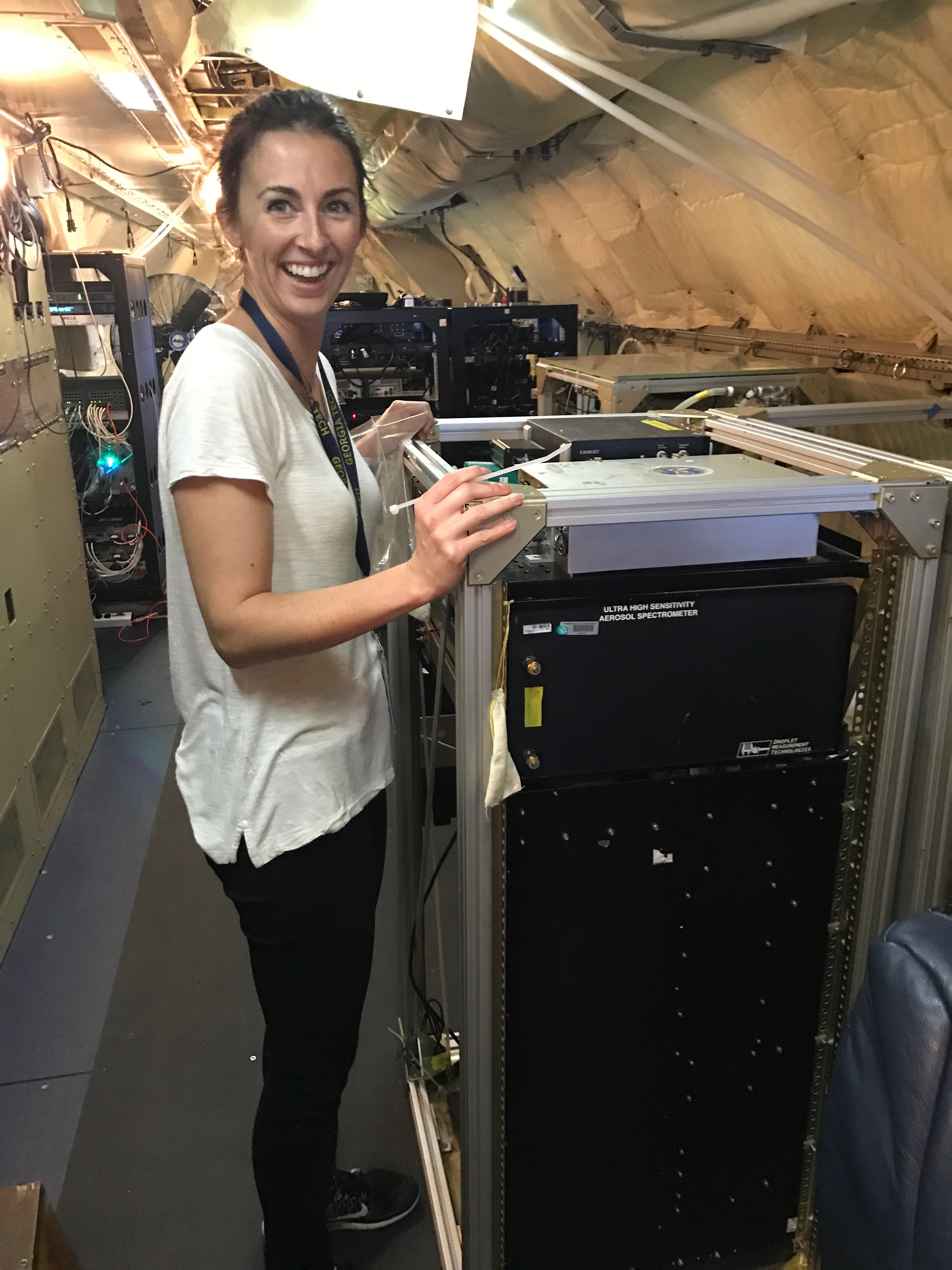 Mary on P-3 | NASA Airborne Science Program